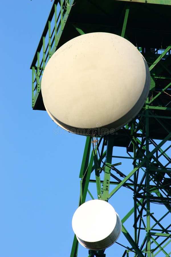 Radar Antennas stock photo. Image of cable, ballistic - 12937824