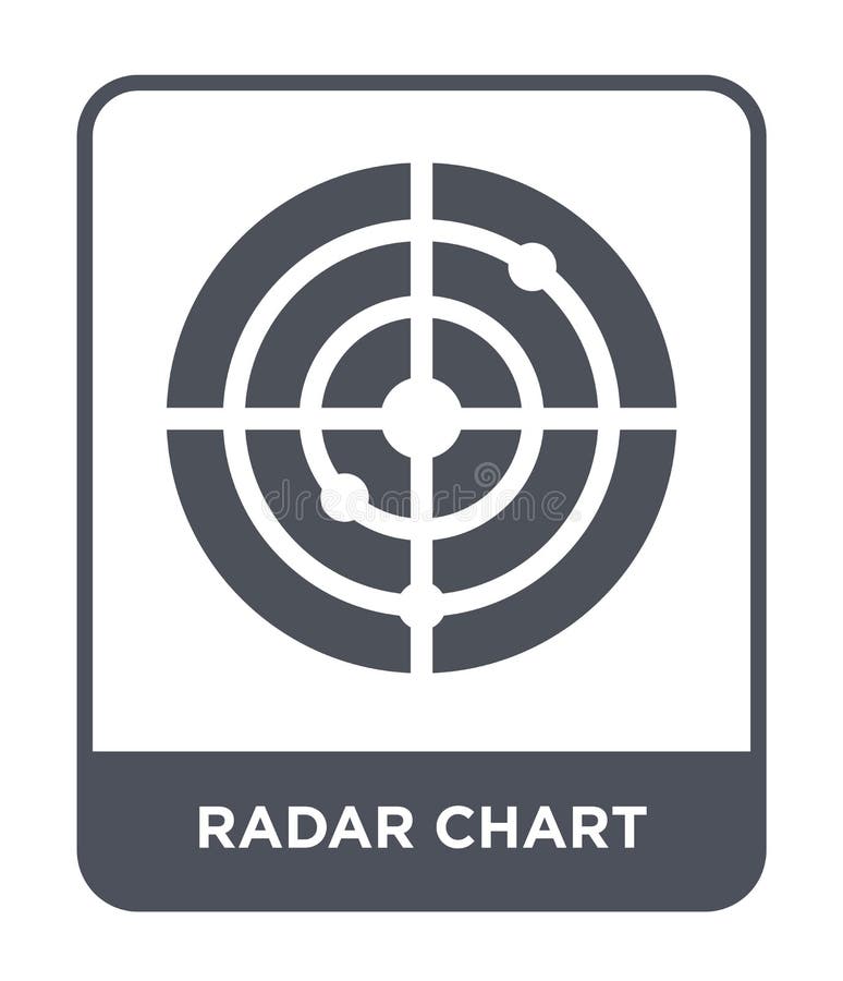 Radar Chart Icon in Trendy Design Style. Radar Chart Icon Isolated on ...