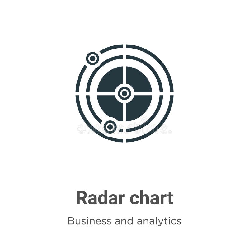 Radar Chart Icon On White Background. Radar Chart Symbol. Radar Stock ...