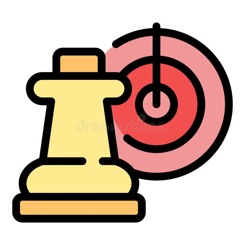 Radar Chess Icon Vector Flat Stock Vector - Illustration of online ...