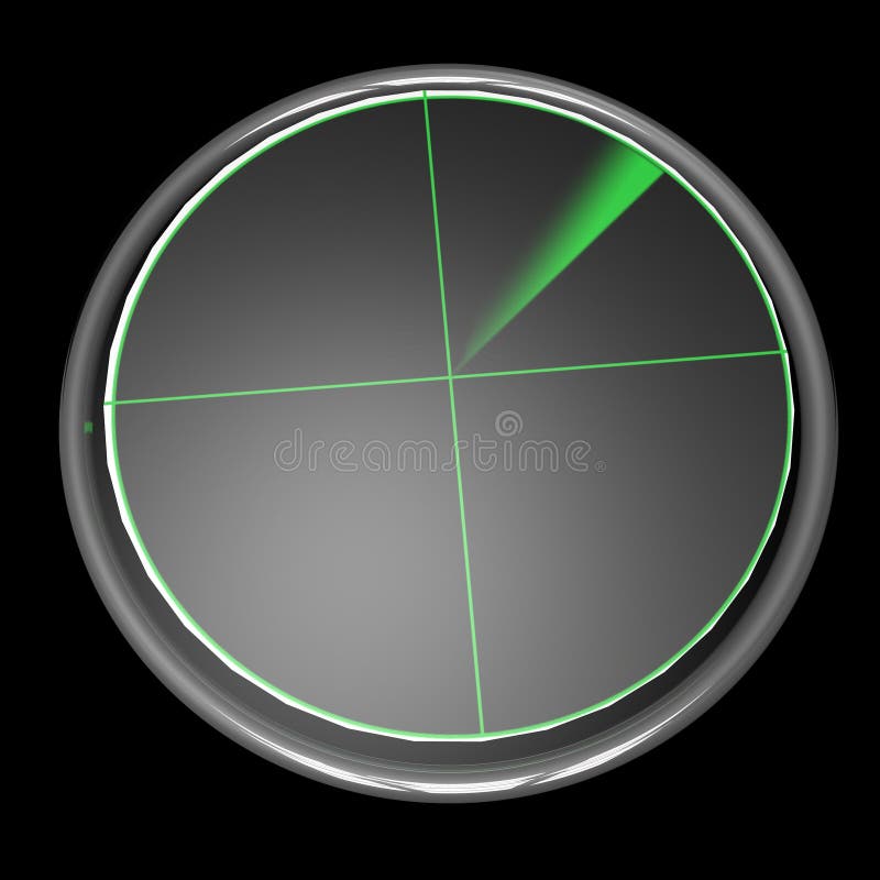 Radar stock illustration. Illustration of searching, computer - 54043203