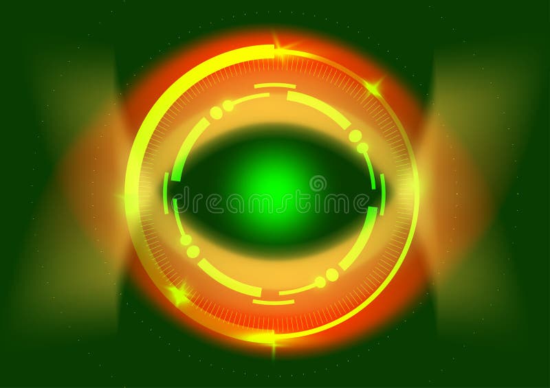 Radar Display Hi-tech Technology Futuristic Abstract Background ...