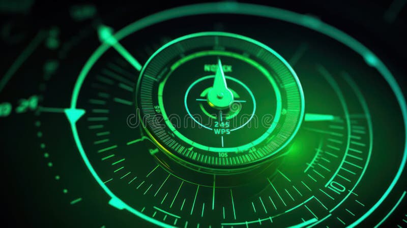 A Radar with a Green Blip Indicating a Safe Browsing Environment ...