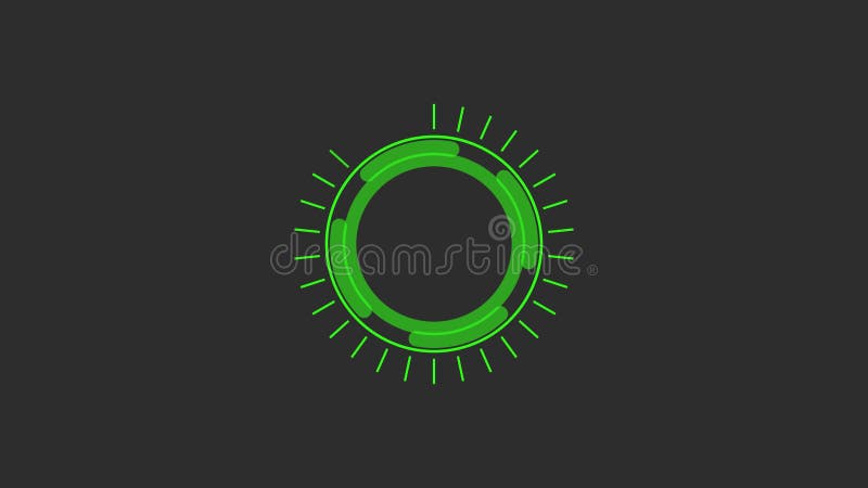 Radar Icon Animation Video Footage. Target Scopes Animated Stock Video ...