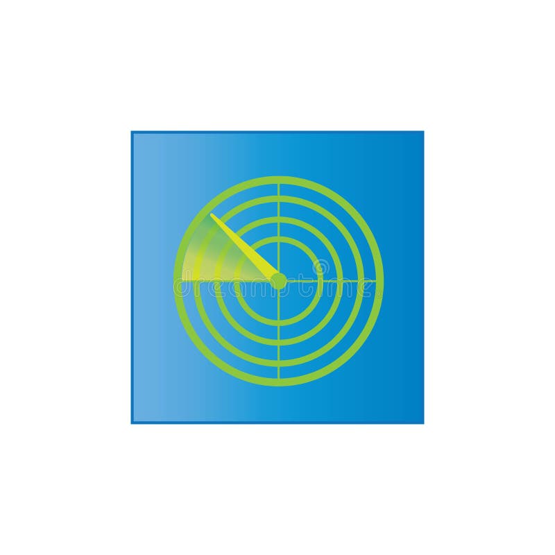 Radar icon logo vector stock illustration. Illustration of finance ...