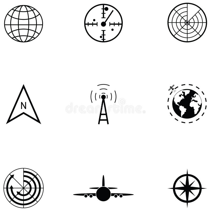Radar Icon Stock Illustrations – 33,007 Radar Icon Stock Illustrations ...