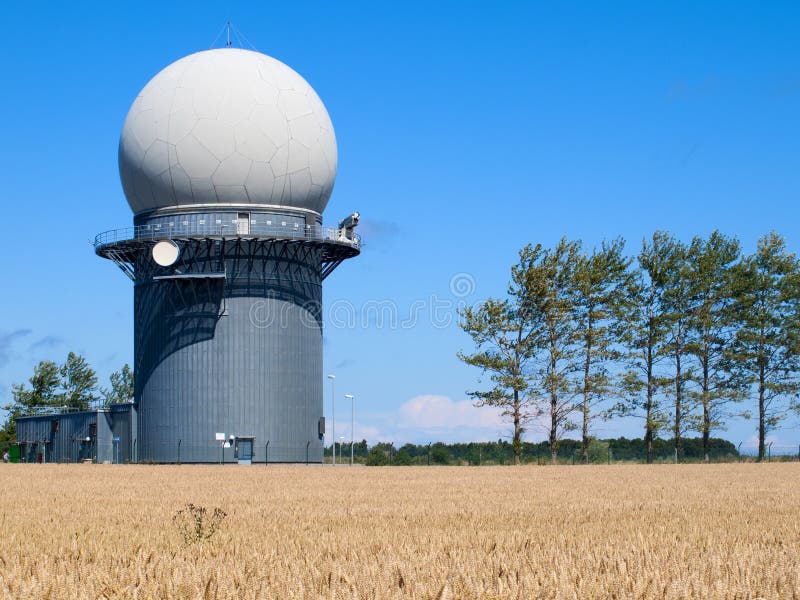 Radar installation stock image. Image of contrast, radar - 39173305