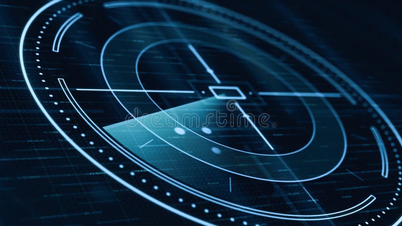 Radar scanner stock illustration. Illustration of military - 212661477
