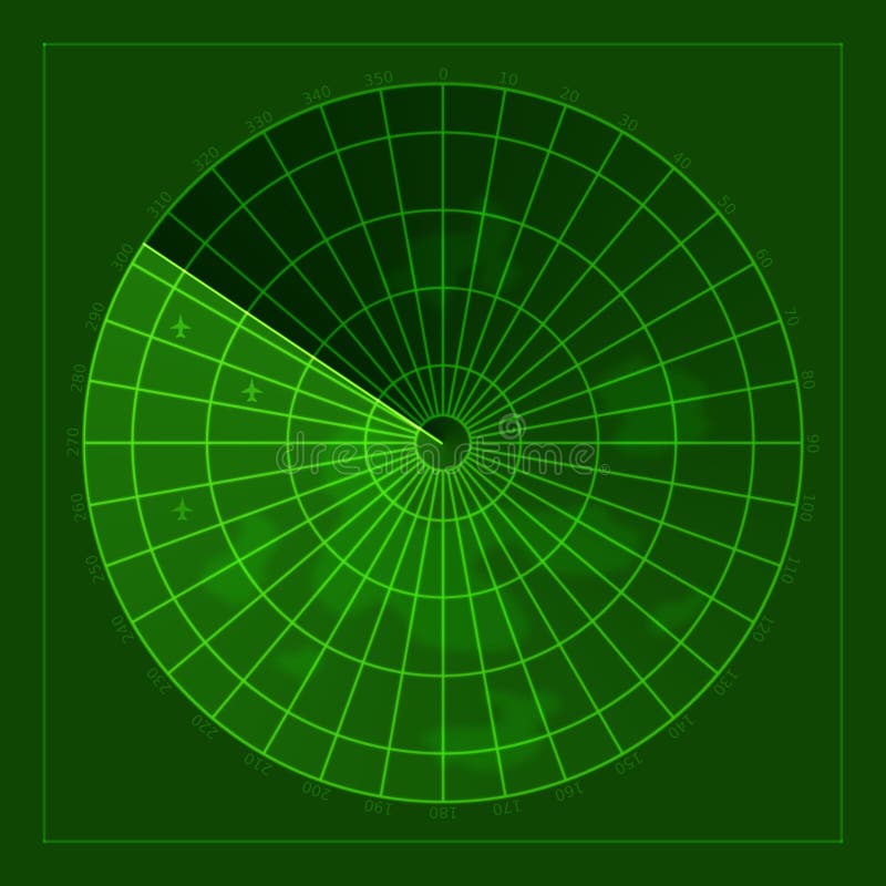 Radar screen stock illustration. Illustration of protection - 21478266