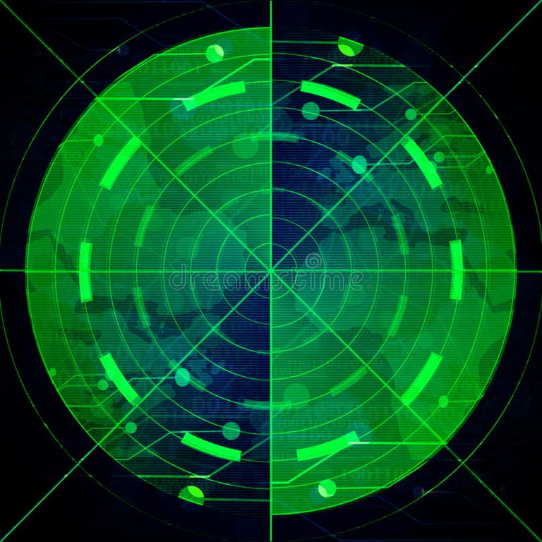 Radar Screen North America Stock Illustrations – 26 Radar Screen North ...