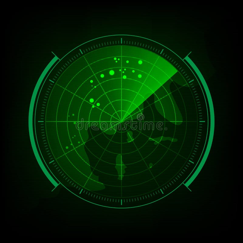 Radar Screen with Futuristic User Interface and Digital World Ma Stock ... Radar Screen with Futuristic User Interface and Digital World Ma Stock ...
