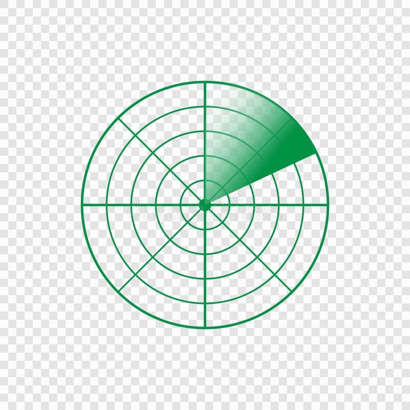 Radar screen icon stock illustration. Illustration of sonar - 157737752