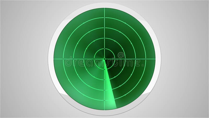 Radar Screen (seamless Loop) Stock Video - Video of destroy, navigation ...