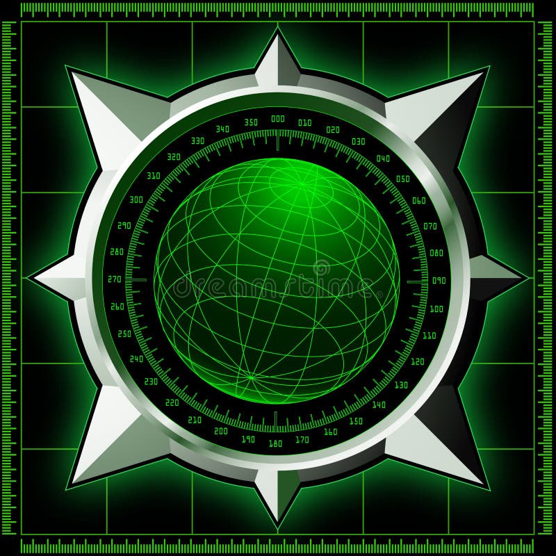 Steel Compass Rose stock vector. Illustration of rose - 18540211