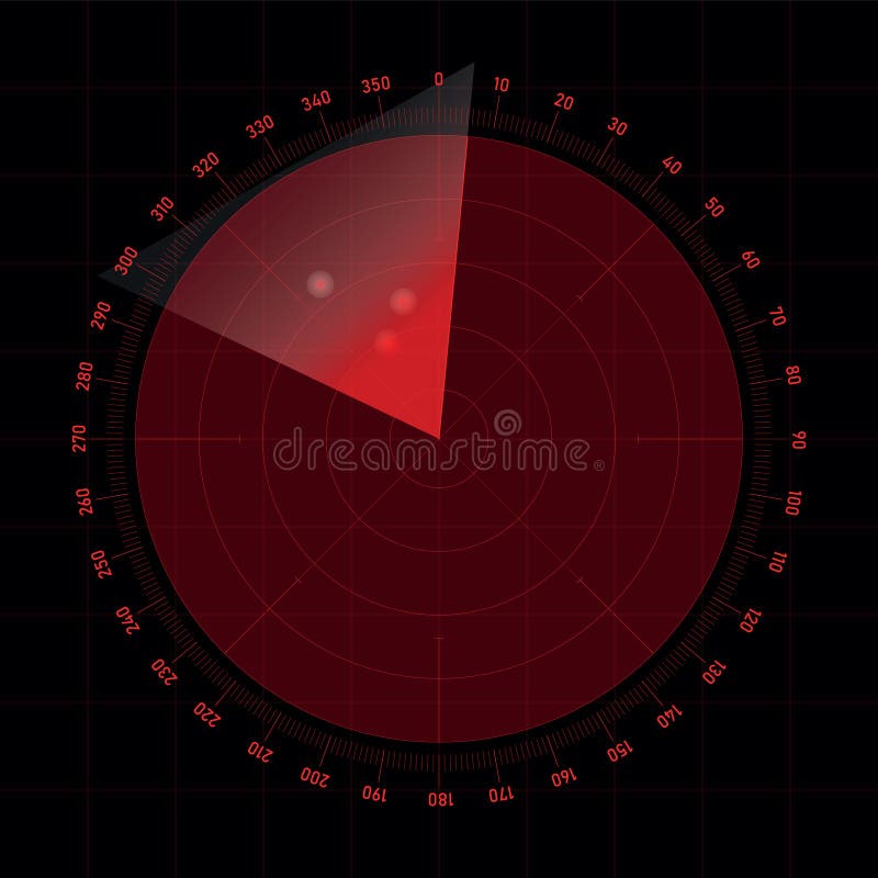 Red radar screen stock illustration. Illustration of europe - 8939182