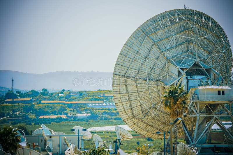 Radar station in Israel stock image. Image of business - 39816927