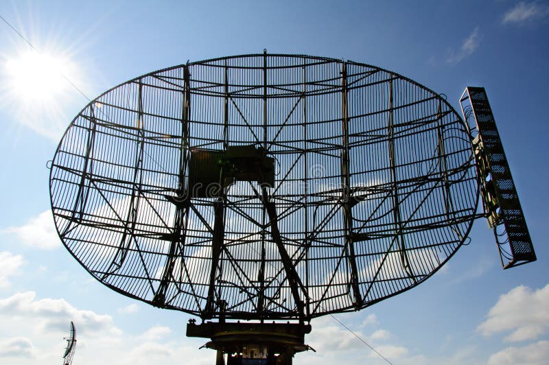 Radar station - oval form stock photo. Image of aerial - 40558380