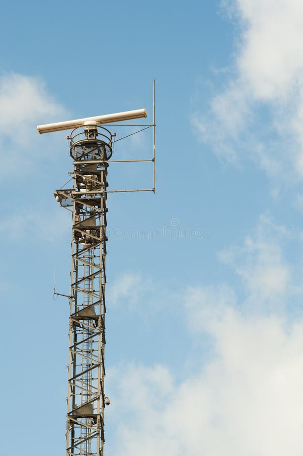 Radar tower stock image. Image of scaffold, mast, traffic - 20608561