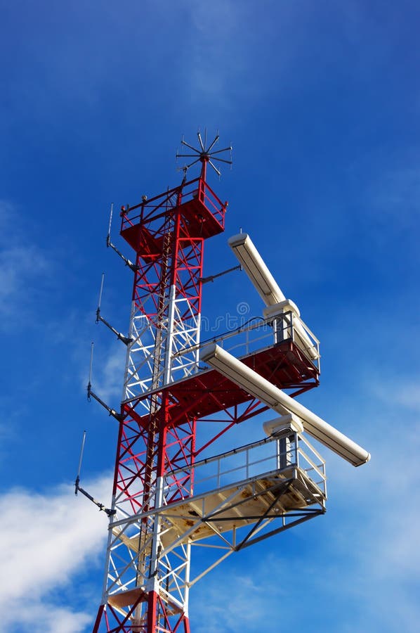 Radar tower stock photo. Image of ship, wireless, reception - 28754754