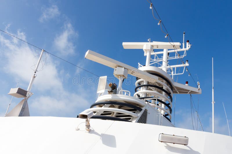 Ship radar tower stock photo. Image of naval, equipment - 72494742
