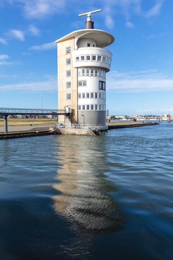 Radar Tower in Cuxhaven, Germany Stock Image - Image of tower, security ...
