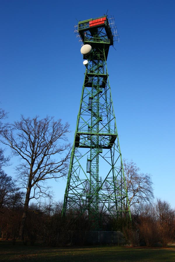 Radar tower stock image. Image of satellite, navigation - 83264657