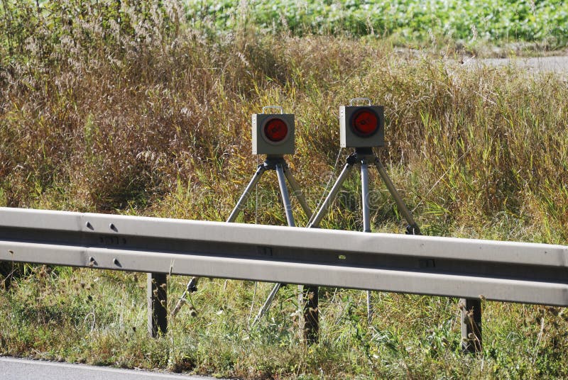 Radar Trap stock photo. Image of trap, flash, road, safety - 88154784