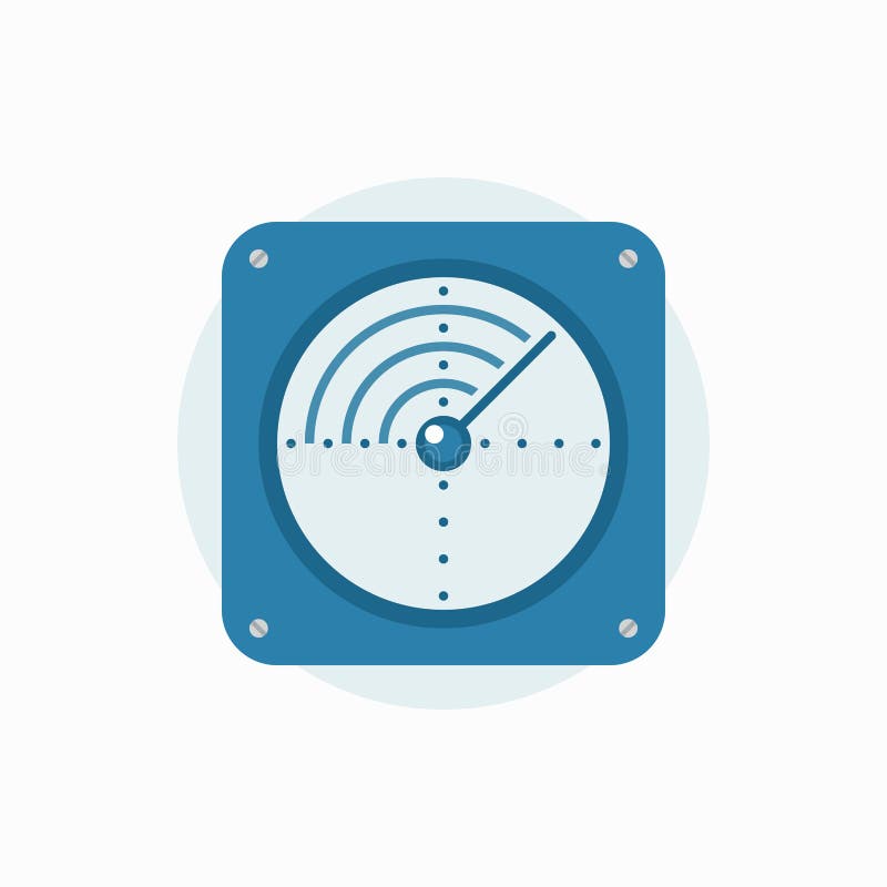 Radar vector icon stock vector. Illustration of logo - 87711889