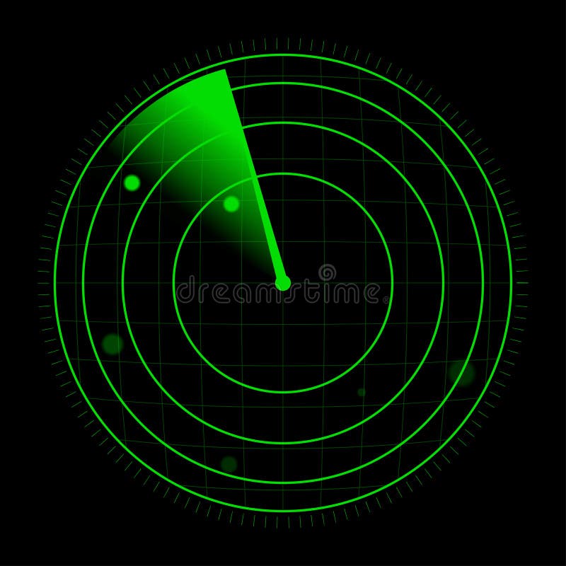 Radar vector illustration stock vector. Illustration of airplane - 80826008