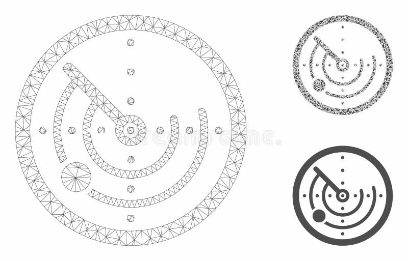 Radar and F15 model stock illustration. Illustration of attack - 53140223
