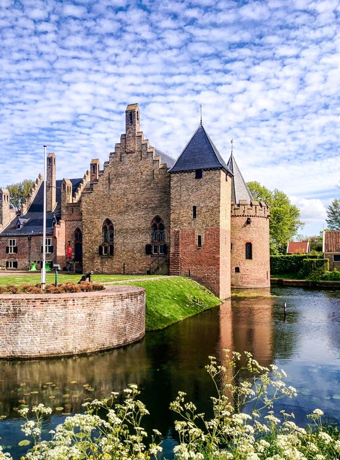 Radboud Castle Is A Castle On The East Bank Of The Harbour In Medemblik ...