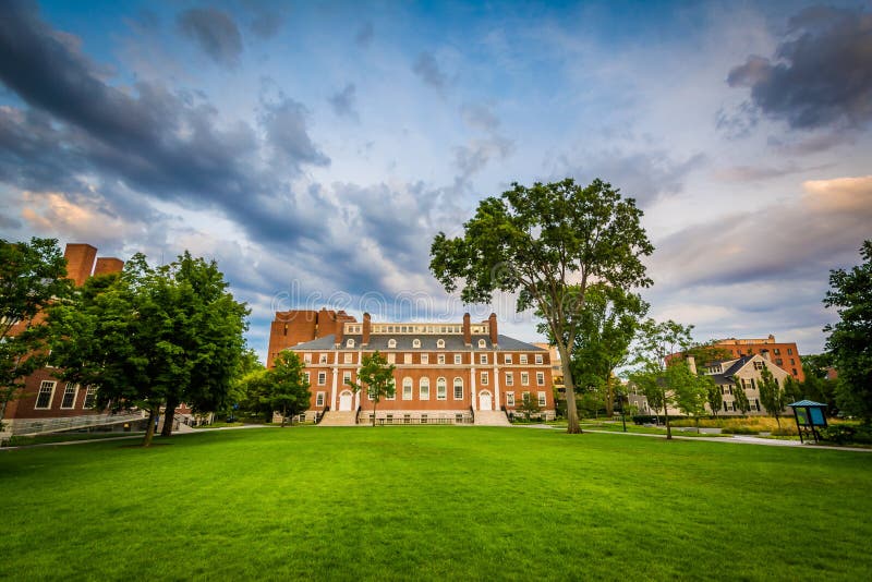 The Radcliffe Institute for Advanced Study at Sunset, at Harvard Stock ...
