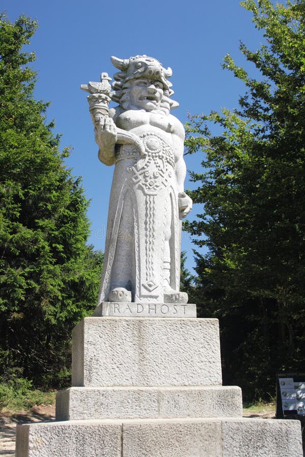 Radegast statue stock image. Image of albin, republic - 12624541