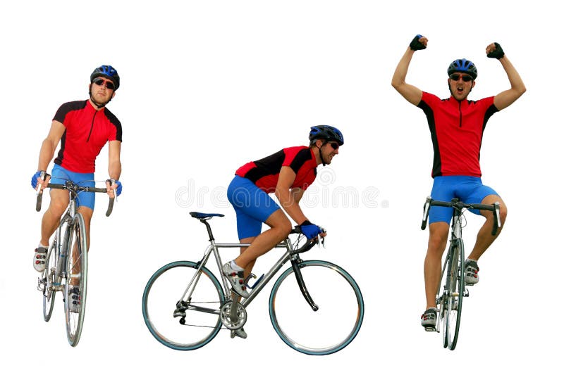 Radfahrer stockfoto. Bild von lebensstil, sportler, gewinner - 10889524