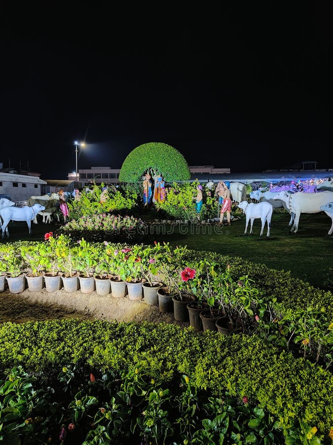 Radha Krishna Prem Flower Greener RadhaKrishna Flowerpot Stock Image ...
