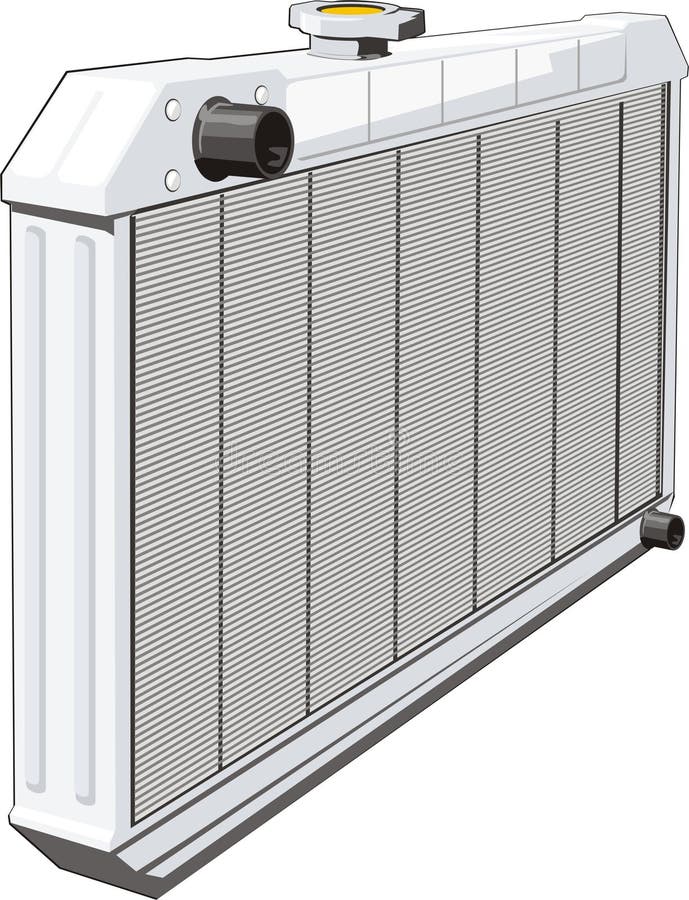 Radiador ilustração do vetor. Ilustração de sistema, carro - 15191109