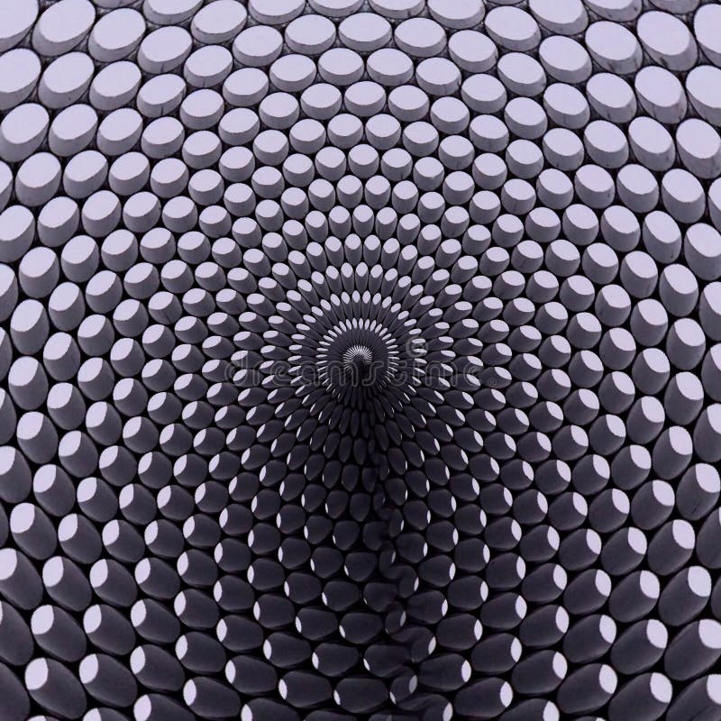 Radial Abstract Grid and Light Pattern Stock Illustration ...