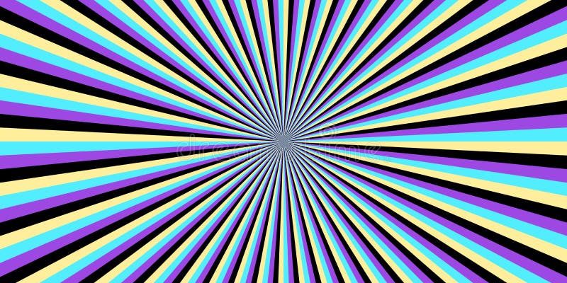 Radial Background. Abstract Comic Book Template with Rays. Sunburst ...