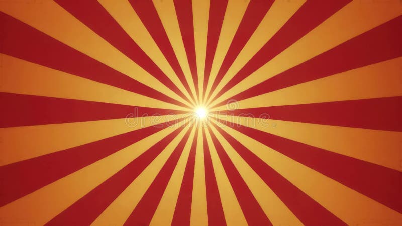 Radial Background. Radial Retro Background with Convergent Lines on Red ...
