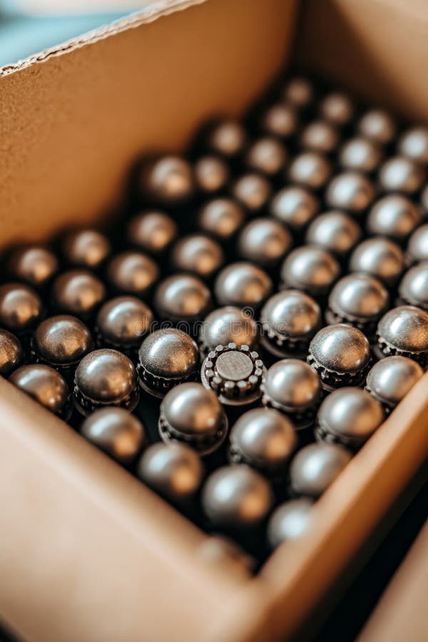 Radial Ball Bearings in Cardboard Box a Showcase of Precision ...