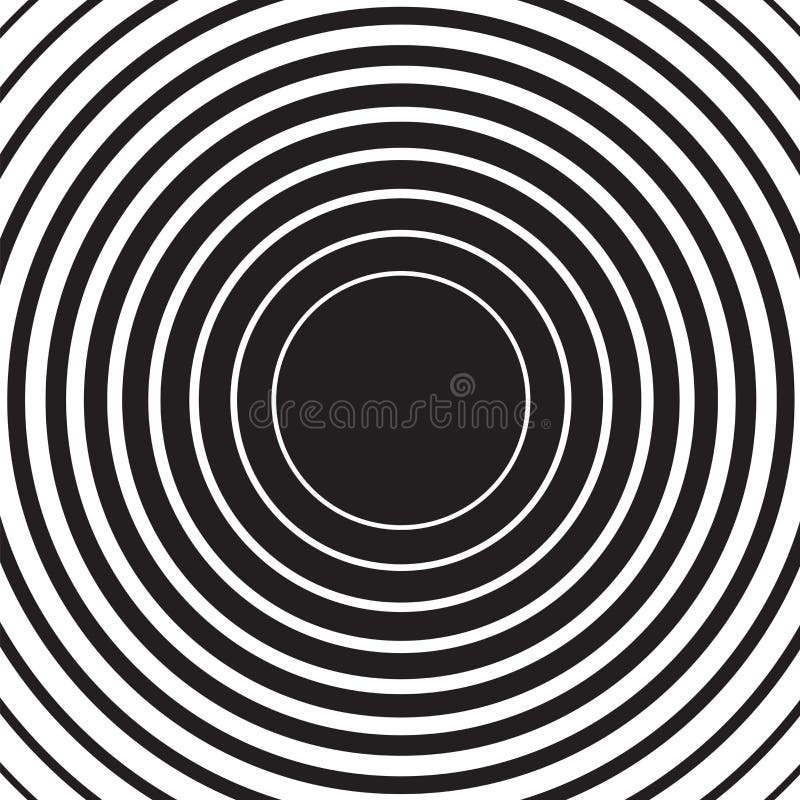 Radial Concentric Circle Ripple Background Stock Illustration ...