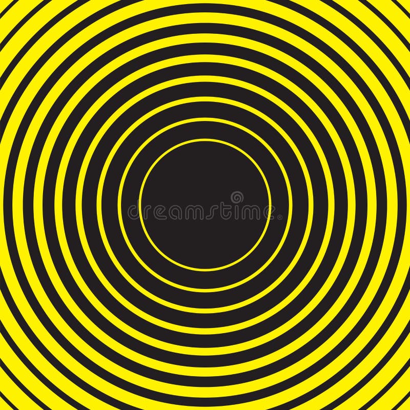 Radial Concentric Circle Ripple Background Stock Illustration ...