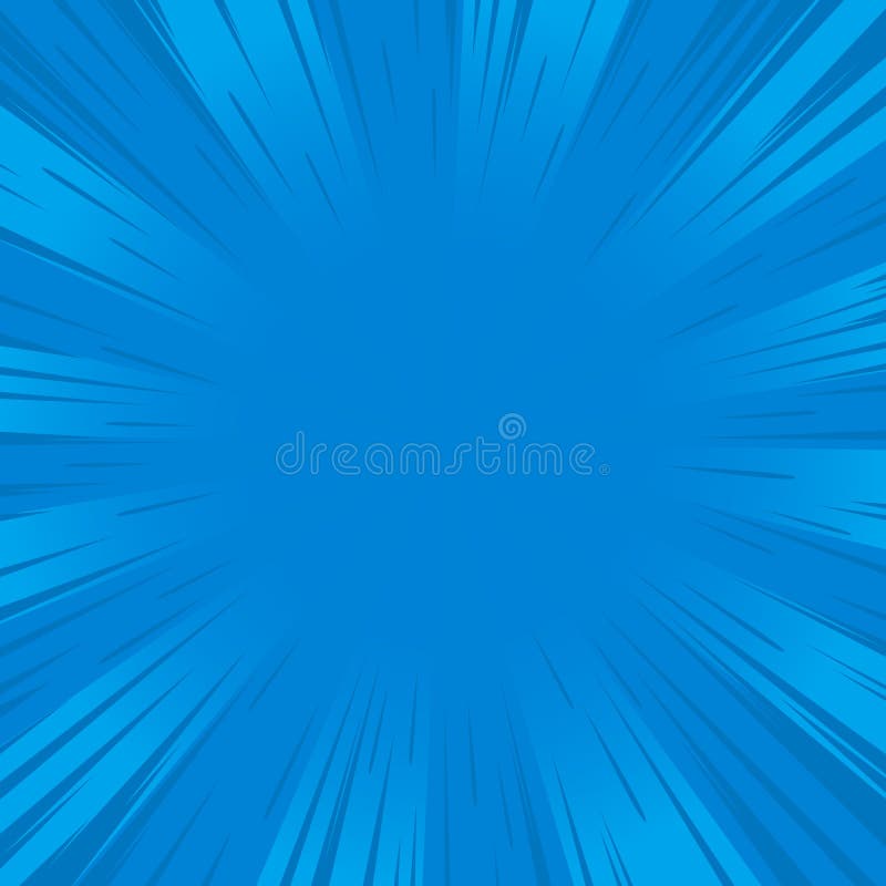 Radial blue speed lines stock vector. Illustration of bomb - 131656652