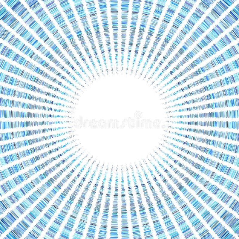 Radial Blue Sun Pattern on White Stock Illustration - Illustration of ...