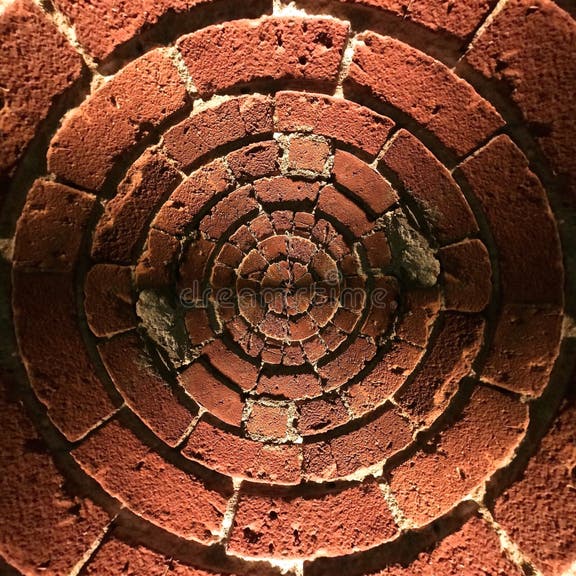 Radial brick wall pattern stock image. Image of expanding - 43791497