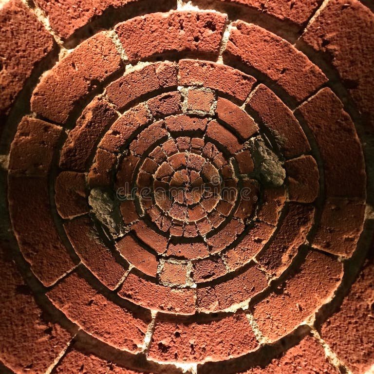 Radial brick wall pattern stock image. Image of expanding - 43791497