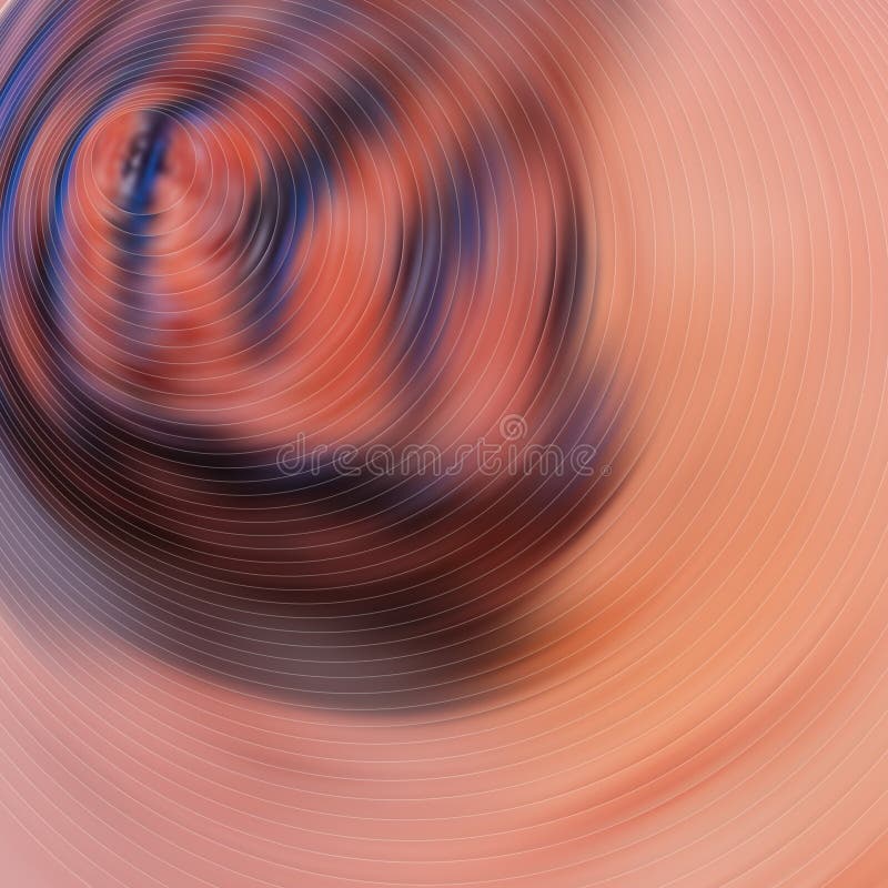 Radial Brown Background Motion Gradient. Round Stock Illustration ...