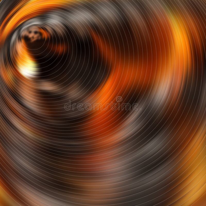 Radial Brown Background Motion Gradient. Shiny Stock Illustration ...