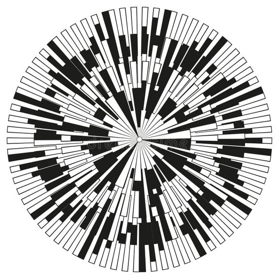 Radial Burst Vector. Exploding Pixel Pattern. Abstract Dynamic Graphic ...