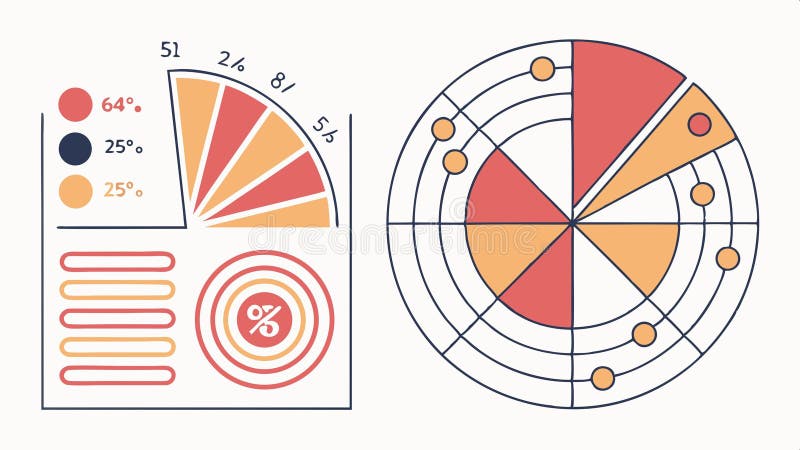 Radial Chart Infographic, Data Visualization, Circular Chart, Infographic Design, Data Chart ...